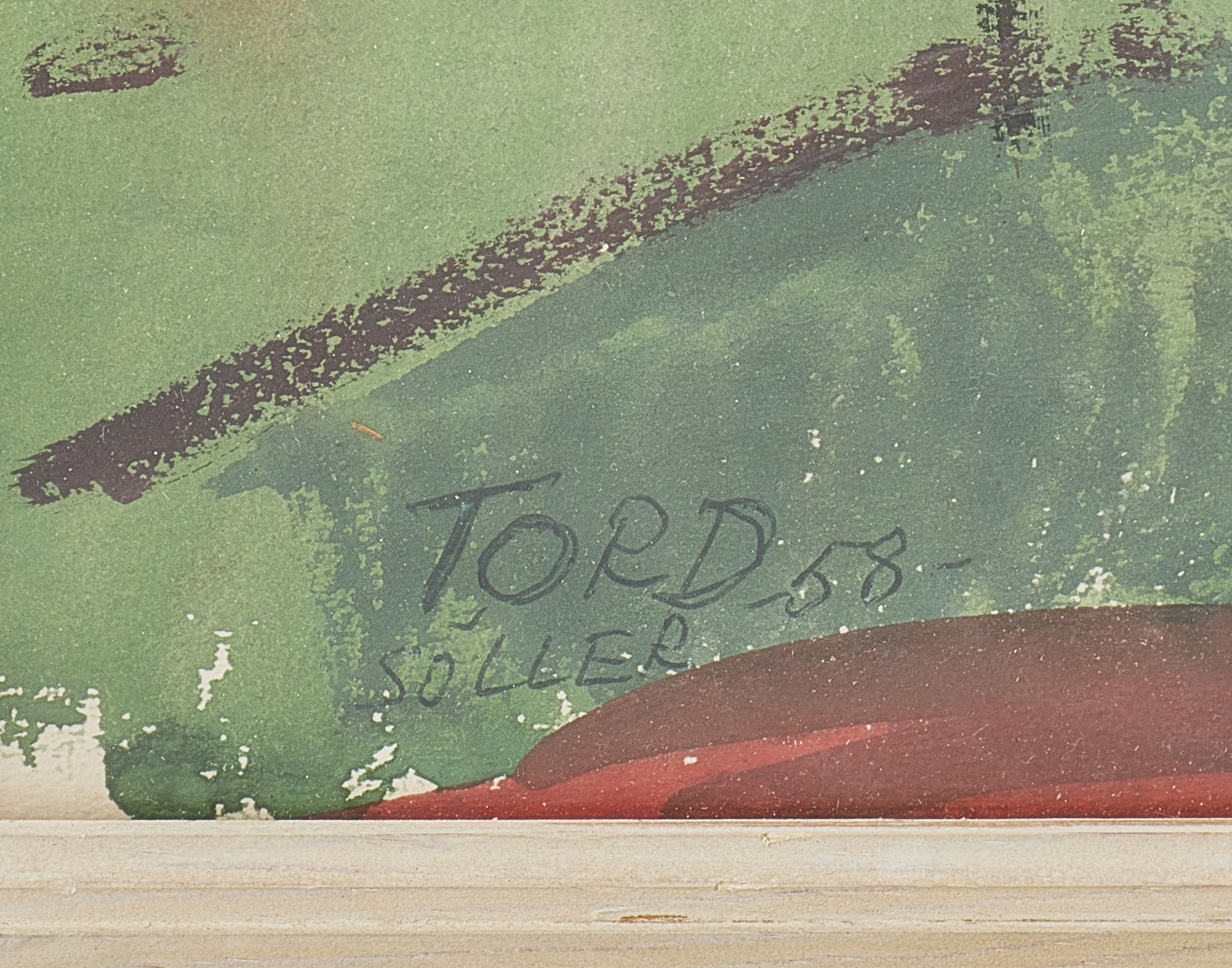 Blandteknik, Tord Leander Engström (1914-1985), Sverige. Signerad ...