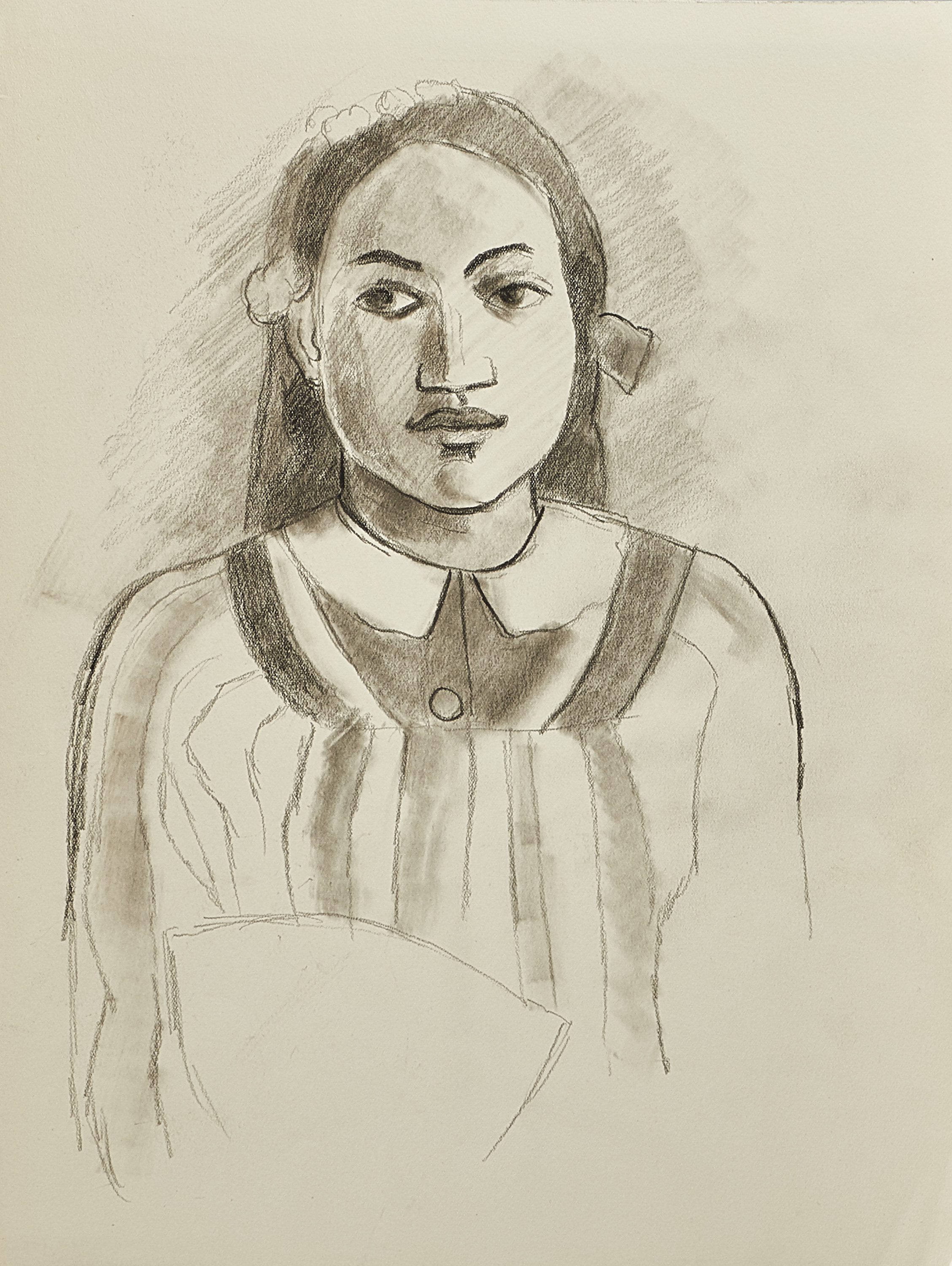 Blyertsteckning, Einar Jolin (1890-1976), verso a verso, tillskriven ...