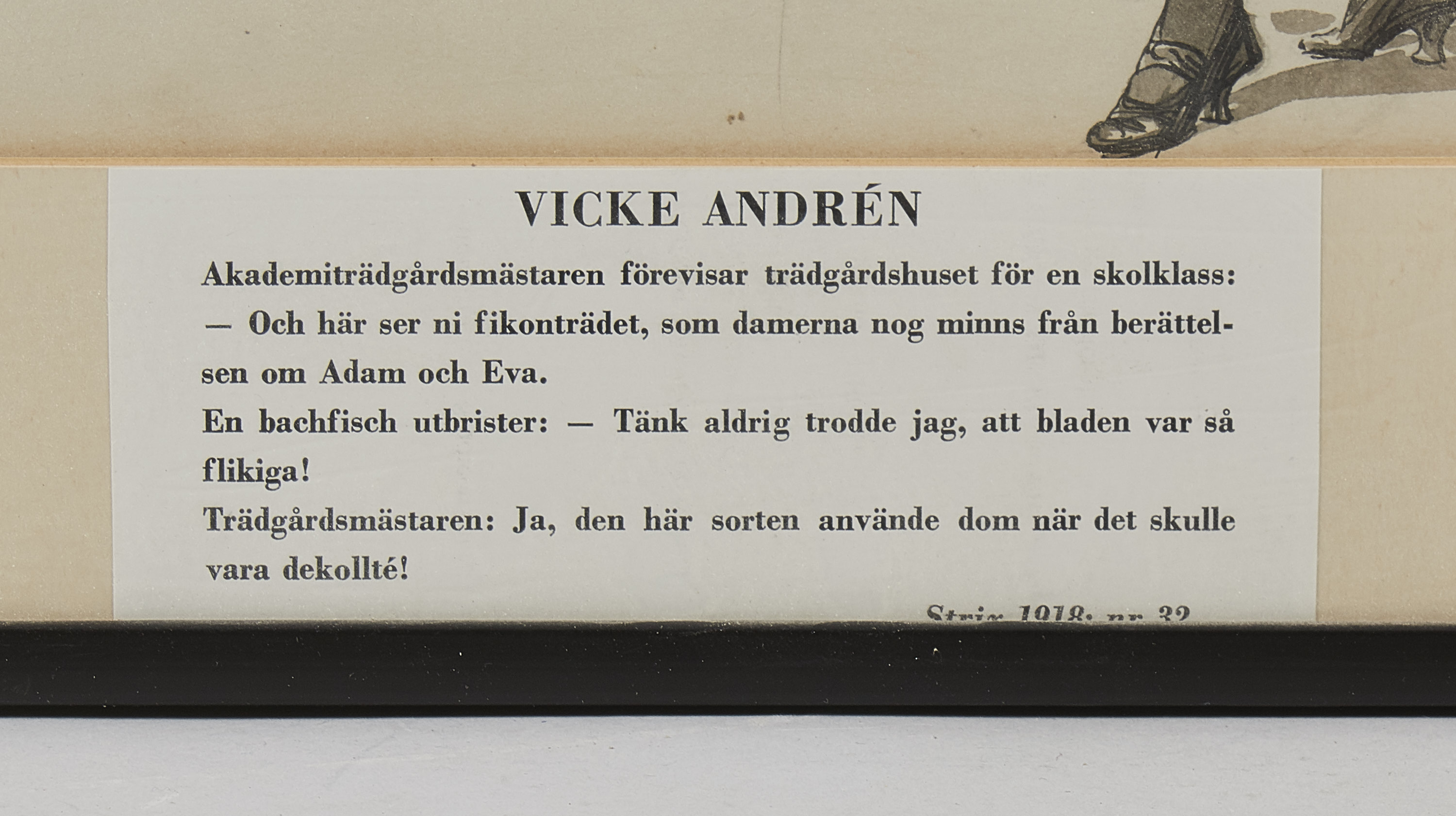 Blandteknik, Vicke Andrén (1856-1930), Sverige ...