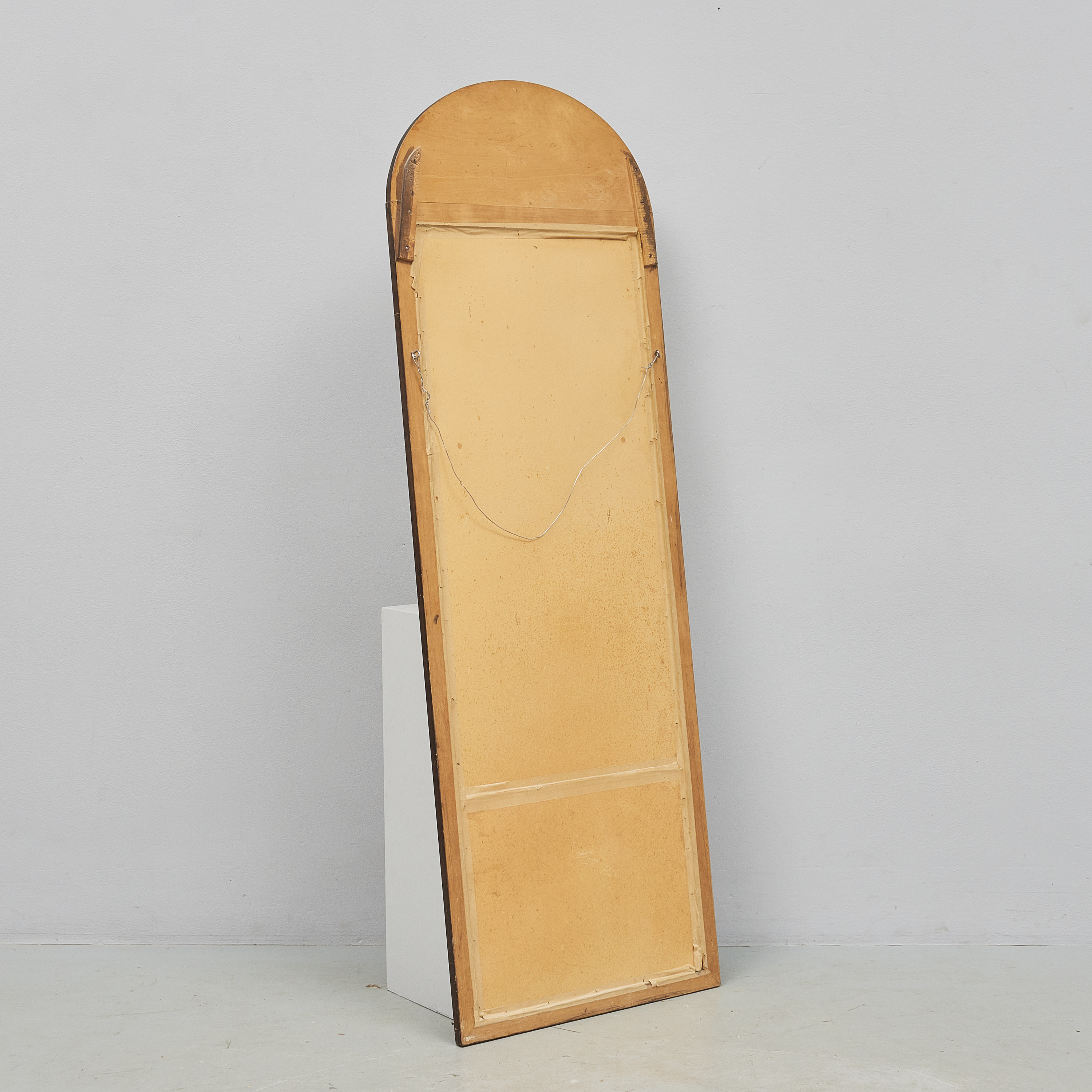 Spegel, 1920-tal, betsat björk, slipad glas, 141x49cm. Metropol ...