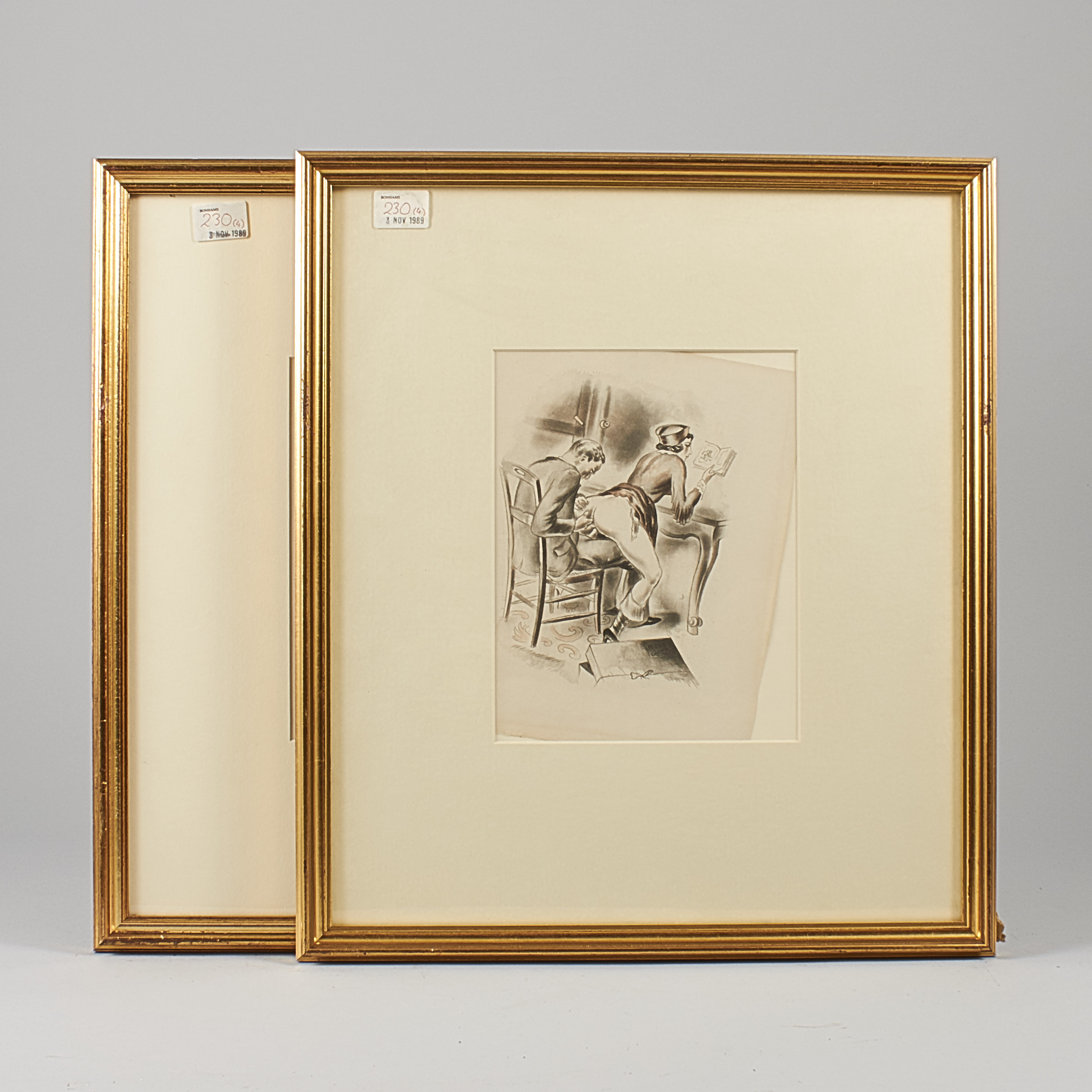 Färglitografier, 2 st. Feodor Stepanovich Rojankovsky (1891-1891 ...