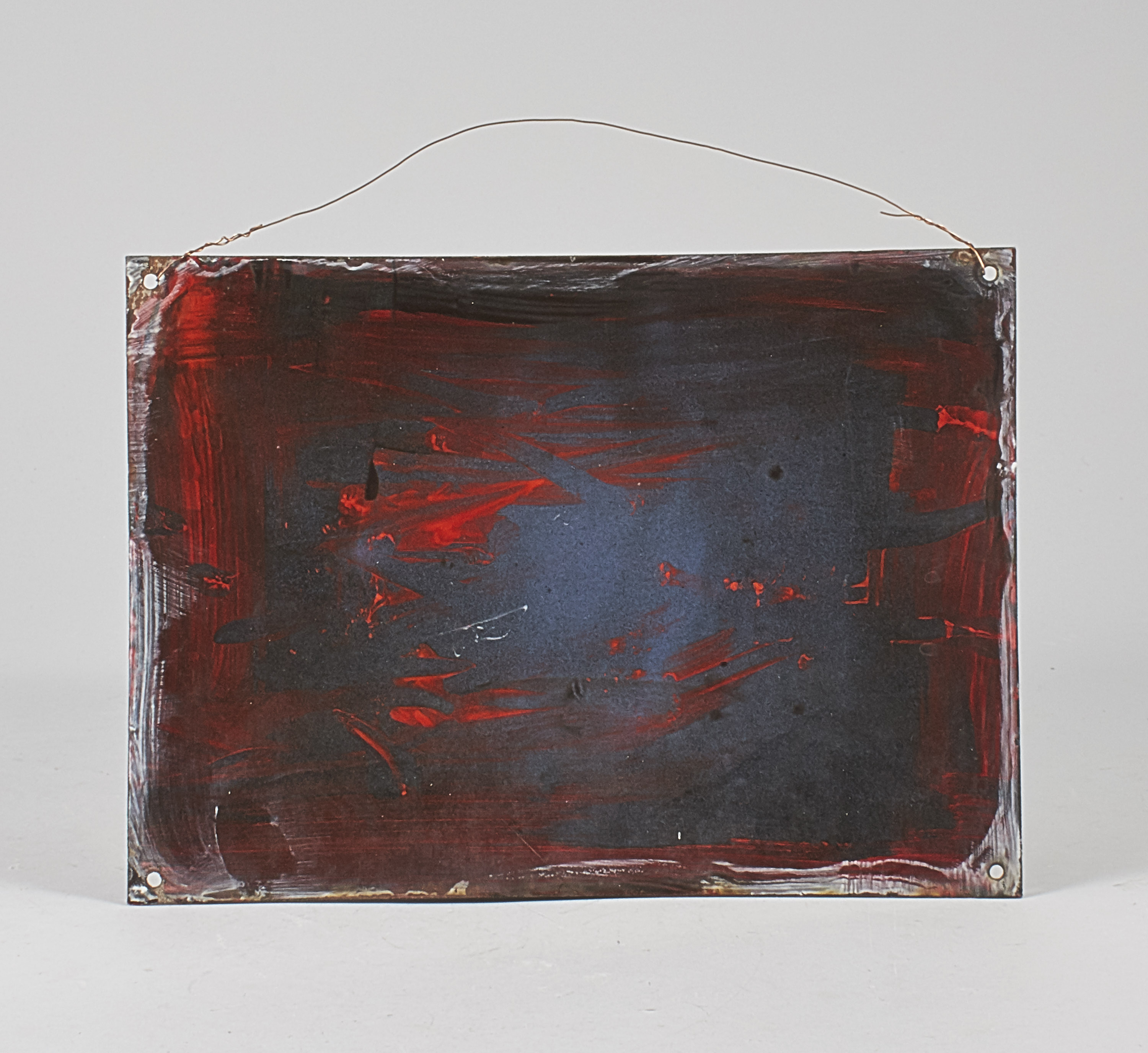 Emaljskylt, "Lazarol och Lazarin förnämsta Husapotek", 24x33. Metropol ...