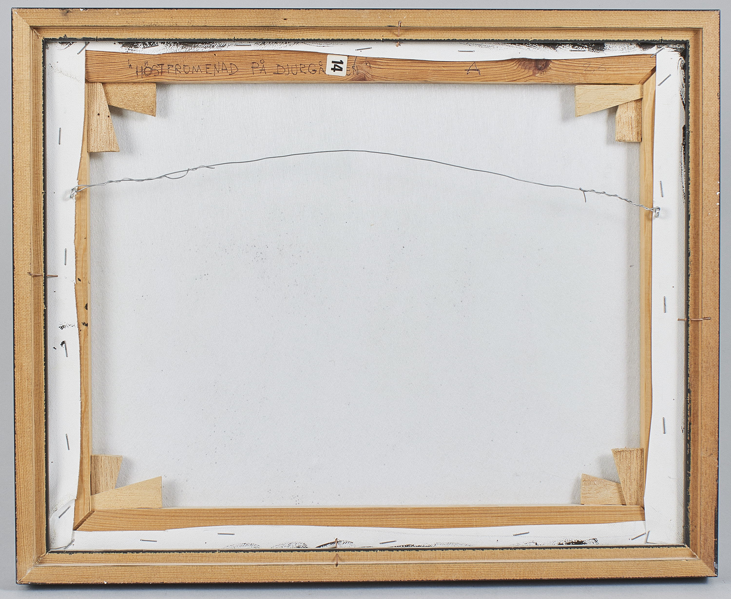 Oljemålning, Bengt Olov Abrahamsson (1924-1989), Sverige. Signerad ...