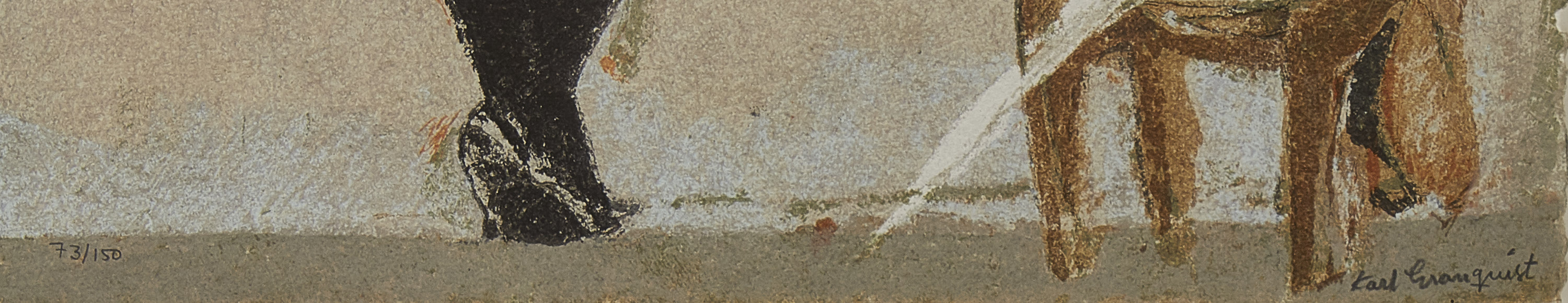 Färglitografi, Karl Granquist (1921-1994), Finland. Signerad, numrerad ...