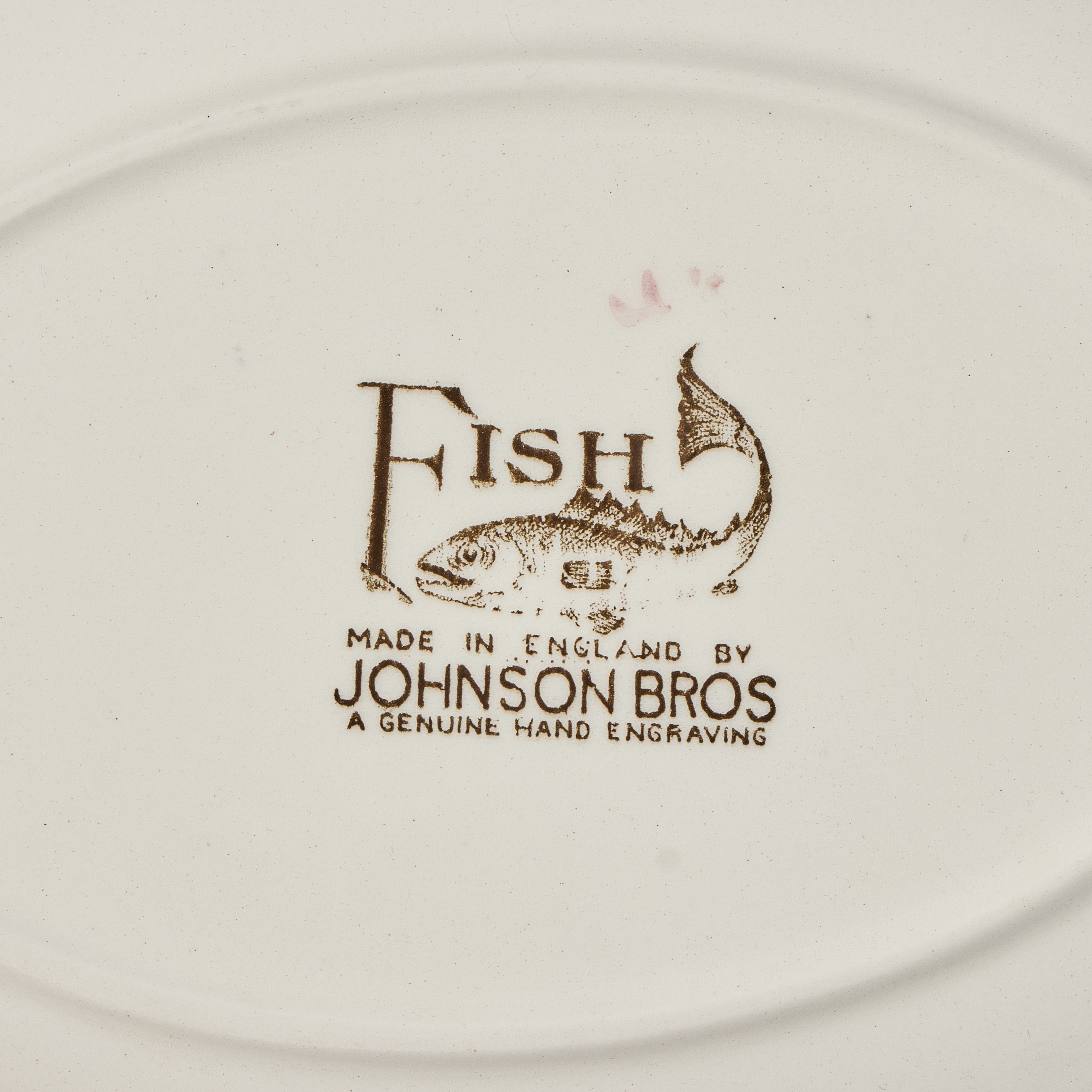 Fiskservis, 22 delar, Johnson & Brothers, "Fish". Längd: 14-40 cm ...