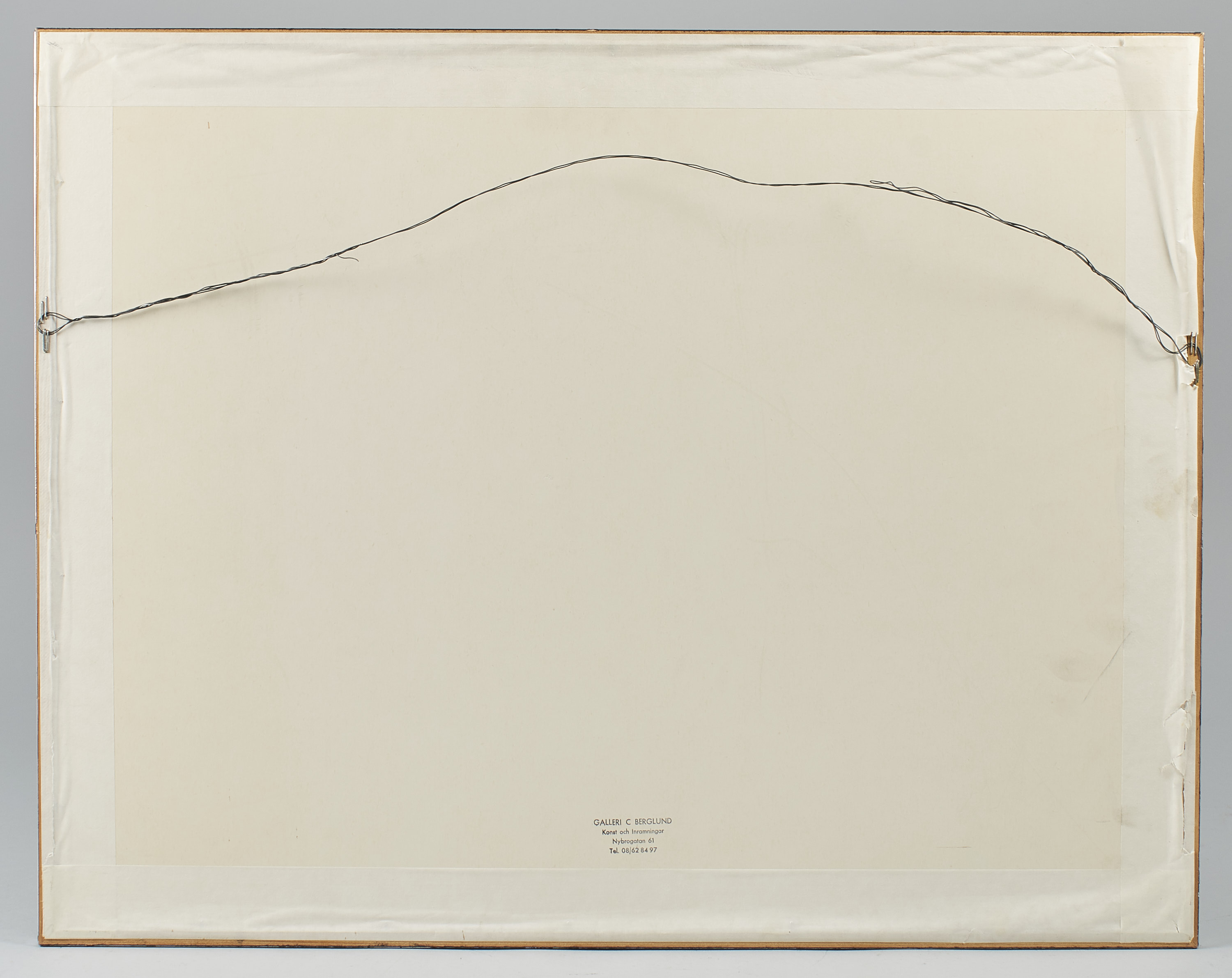 Litografi, Claes Folcker (f. 1940), stadsmotiv, 19/75, bildmått: 29x44 ...