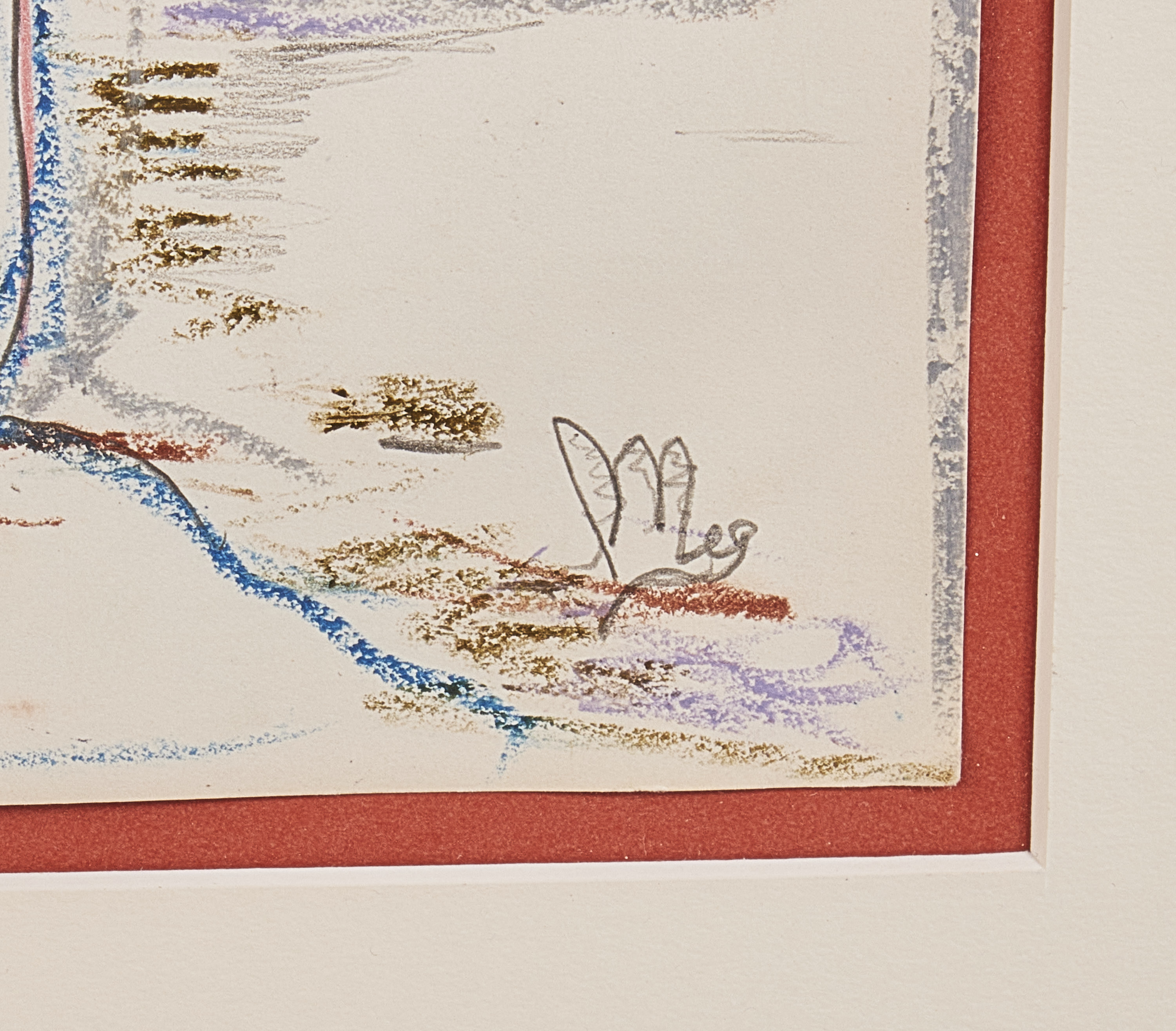 Blandteknik, Meg Westergren (f. 1932), Sverige. Blomsterstilleben ...