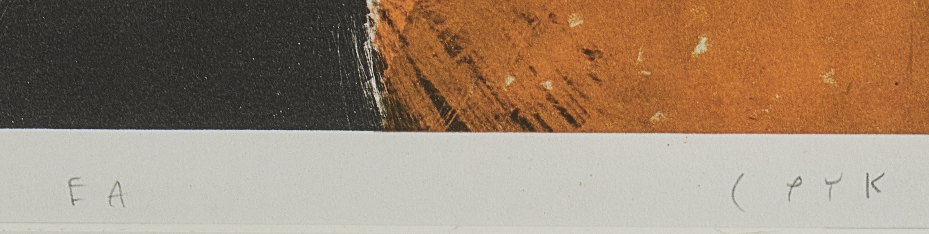 Färglitografi, Camilla Pyk (f. 1966), Sverige. Signerad EA ...