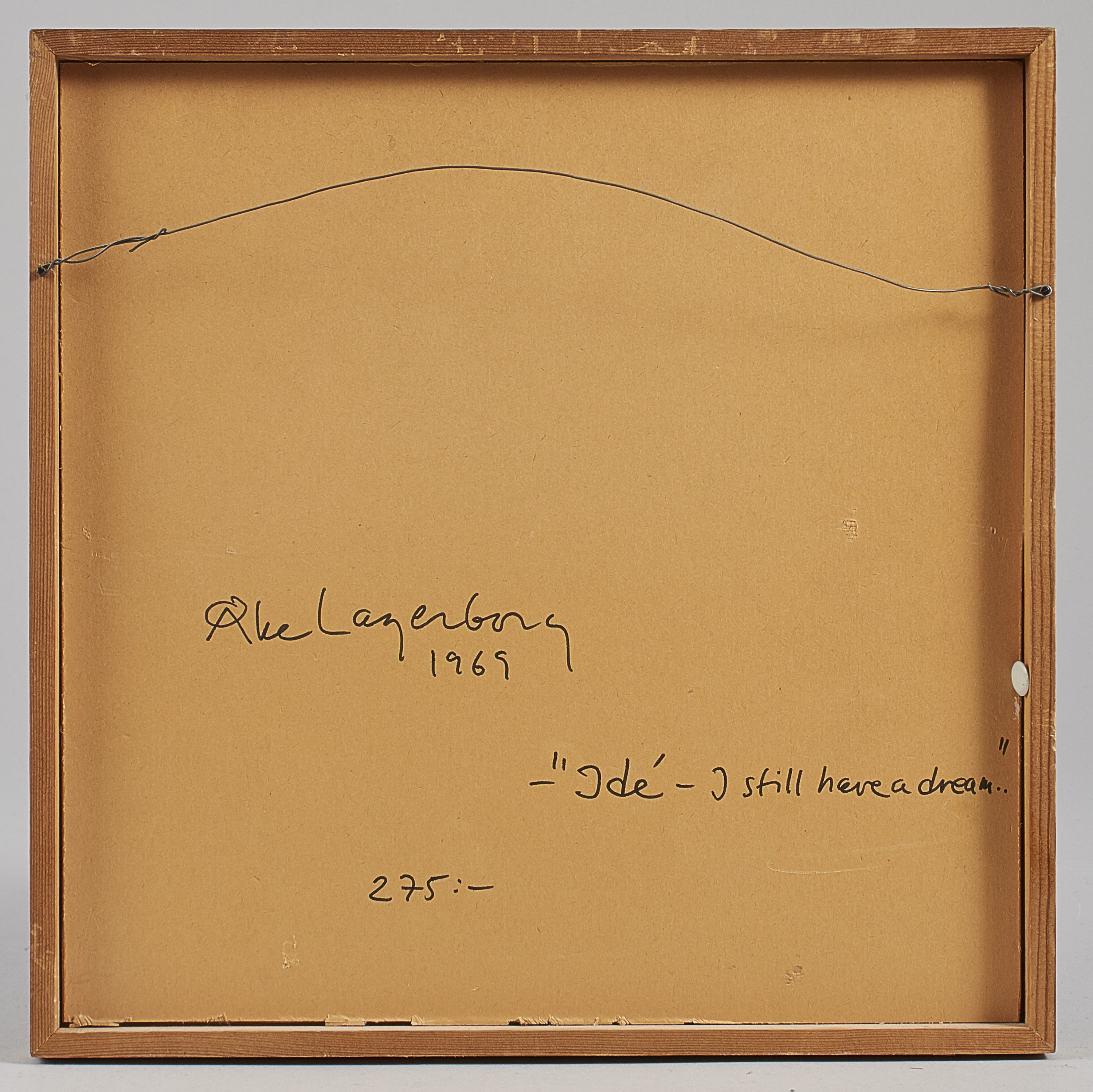 Blandteknik, Åke Lagerborg (1927-2020), Sverige. "Idé - I still have a ...