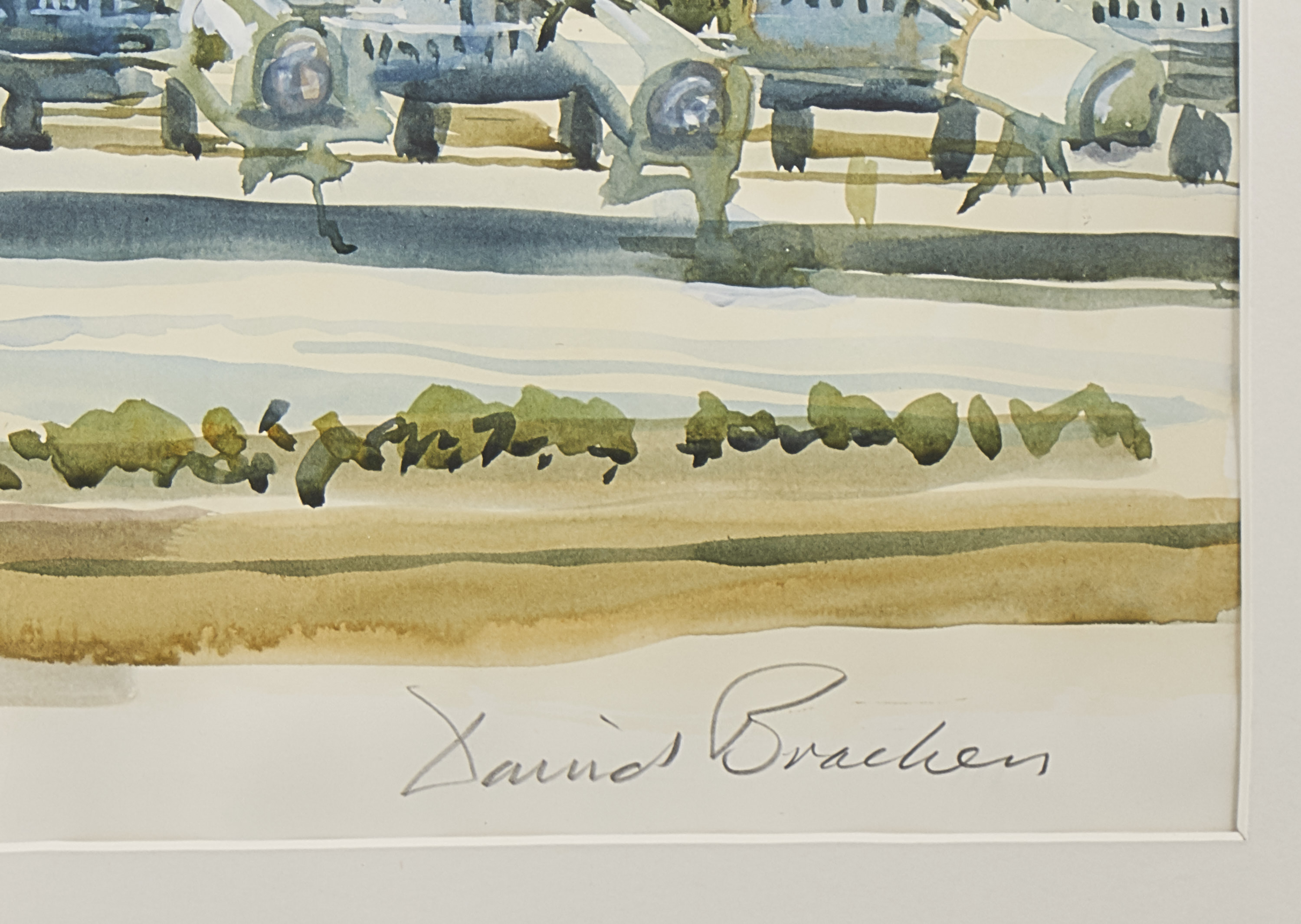 Akvarell, David Bracken, Stockholmsmotiv, 35x52. Metropol - Auktioner i ...