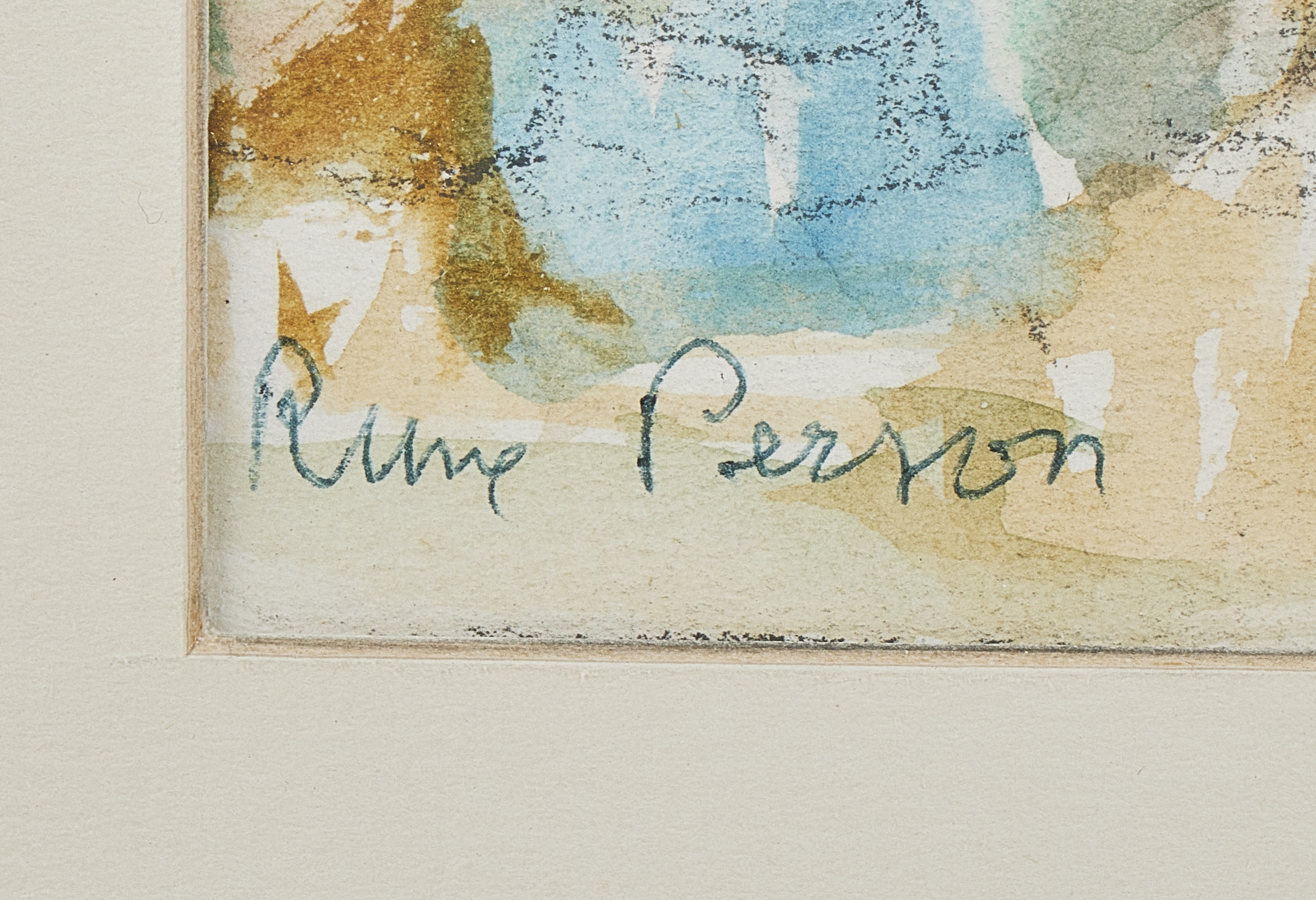 Akvarell, Rune Person (1914-1990), Sverige. Stilleben. Signerad ...