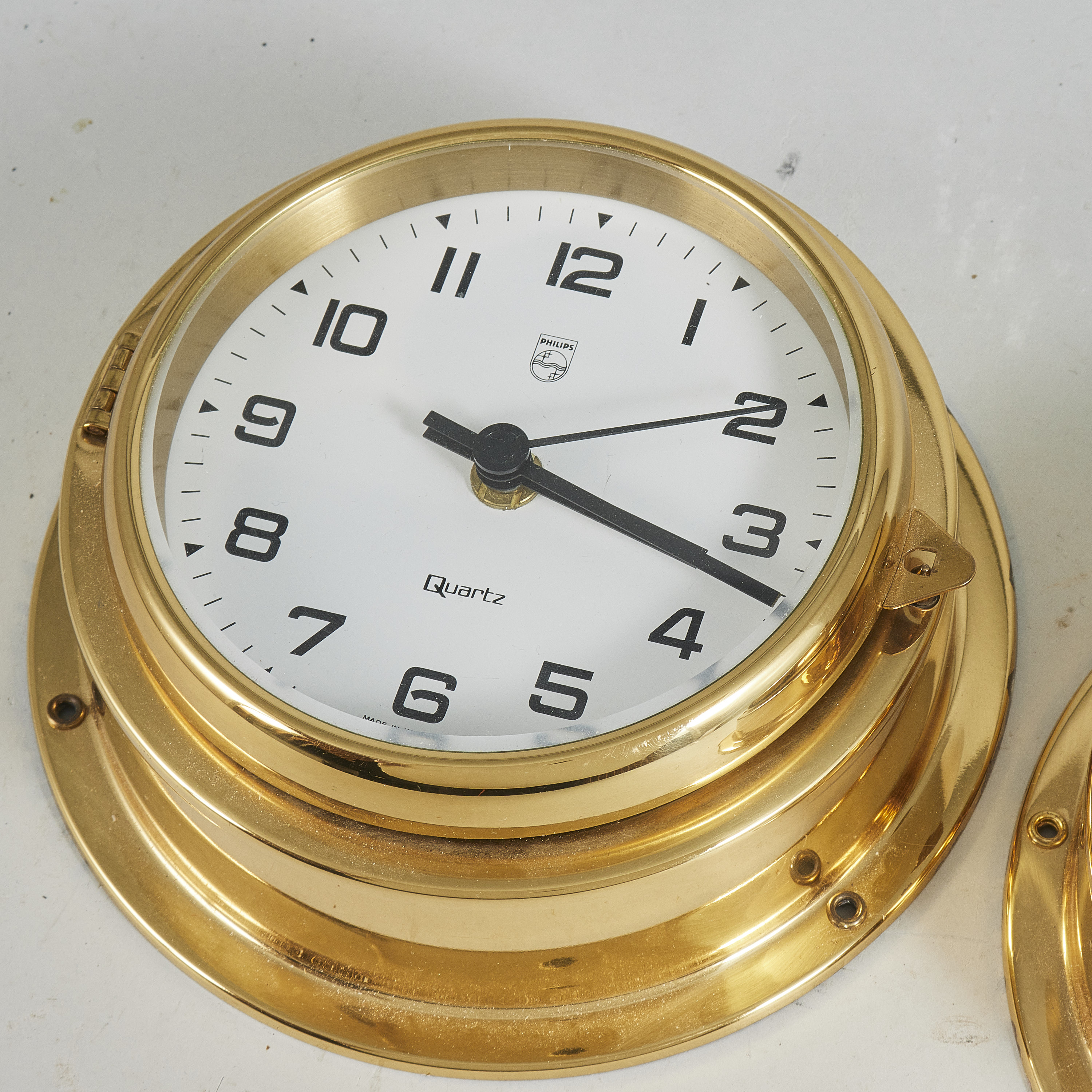 Skeppsur, + barometer. Diameter: 18, bland annat Philips. Metropol ...