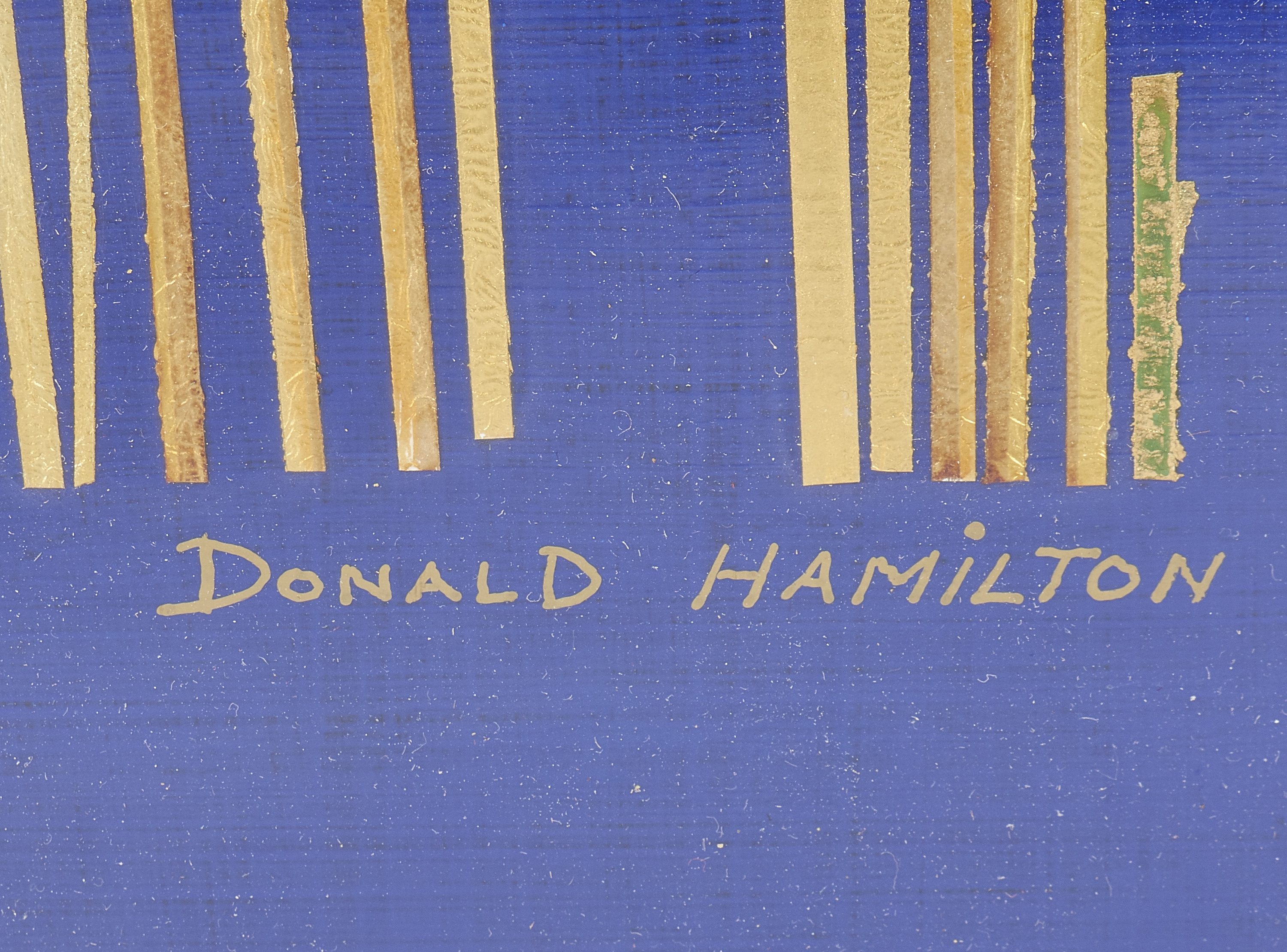 Oljemålning, Donald Hamilton, Komposition, 1987, motivet: 64x44 ...