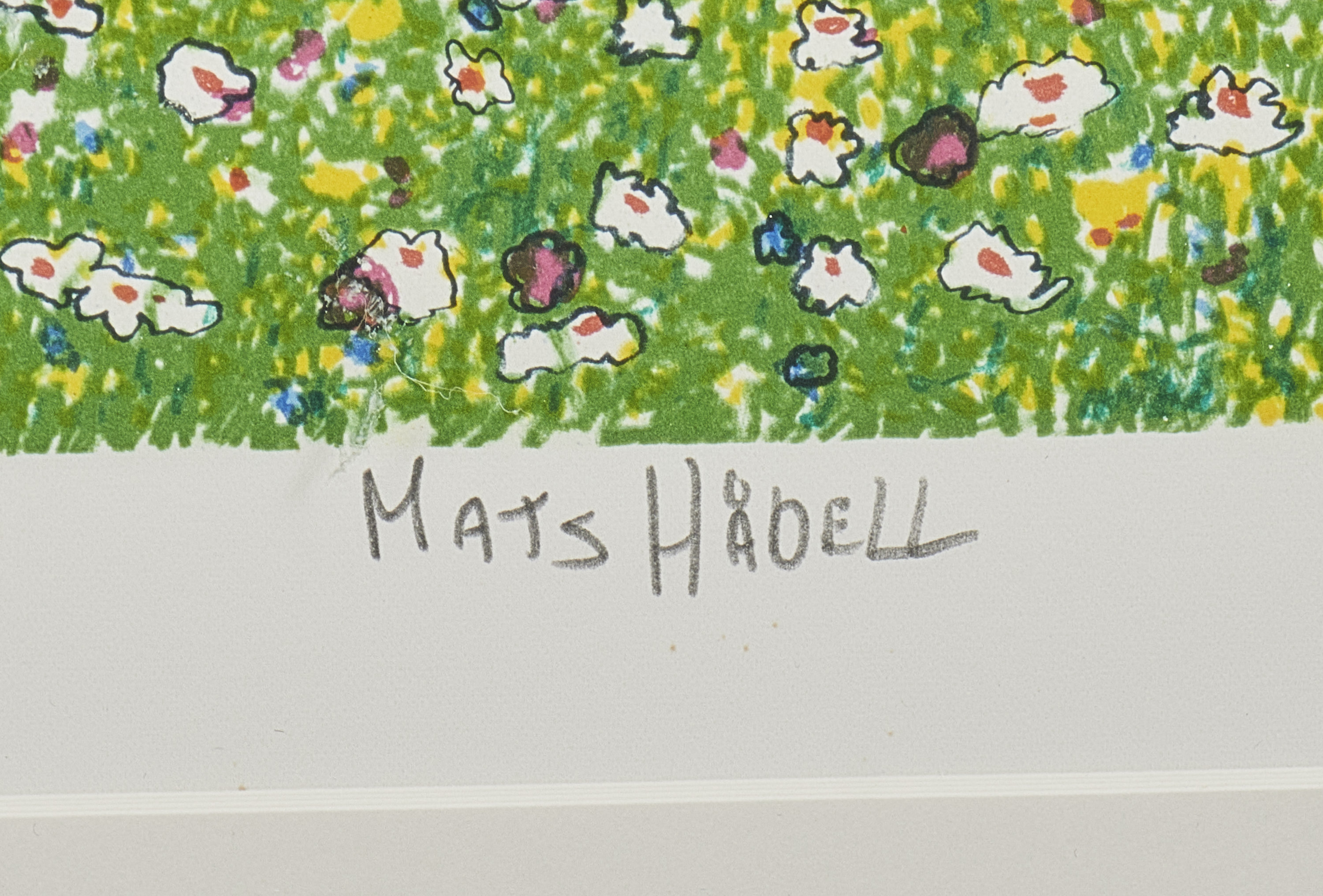 Färglitografi, Mats Hådell (f. 1958), Sverige. Signerad, numrerad 134/ ...