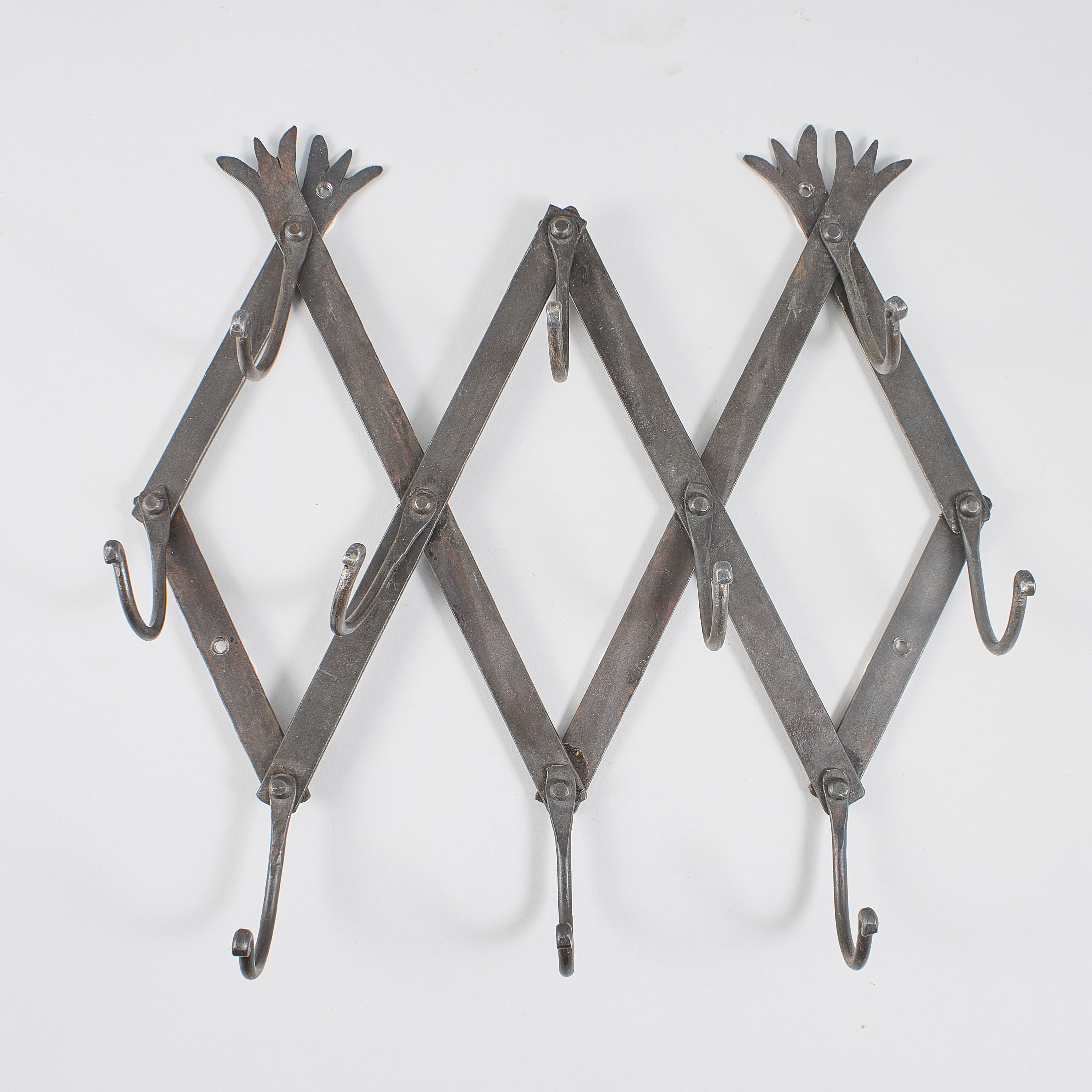 Rockhängare, Smide, 10 st krokar, dragspel. Längd: 8-80 cm. Metropol ...