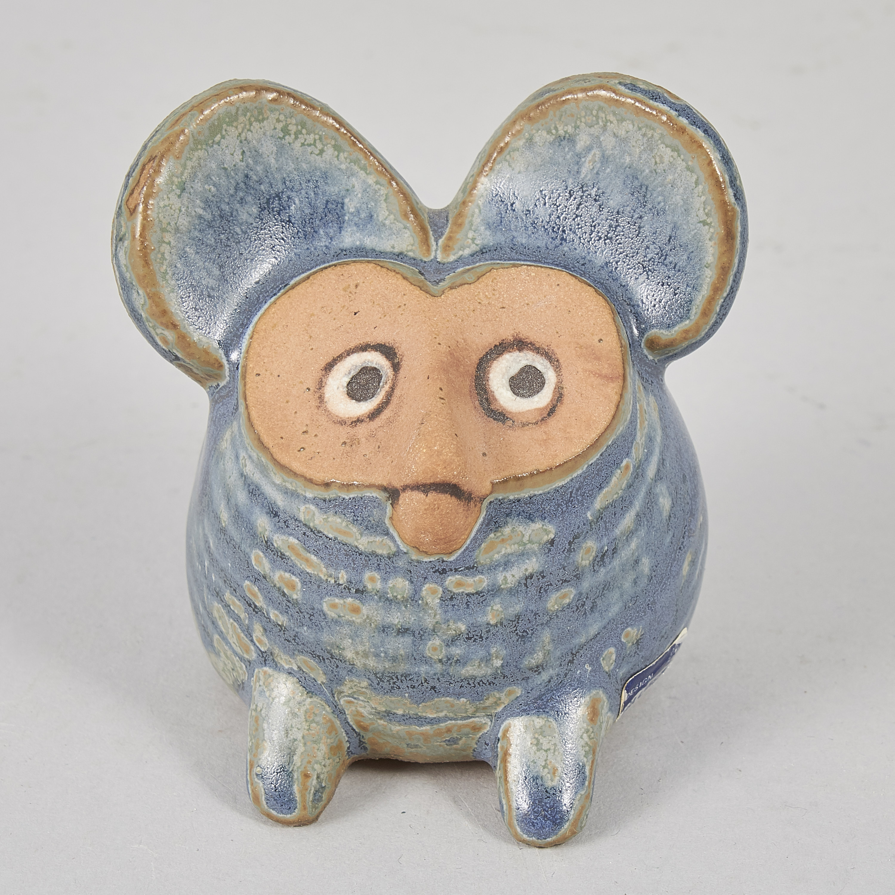 Skulptur, Lisa Larson (f. 1931), Spökmus, Gustavsberg 1966-1976, höjd ...