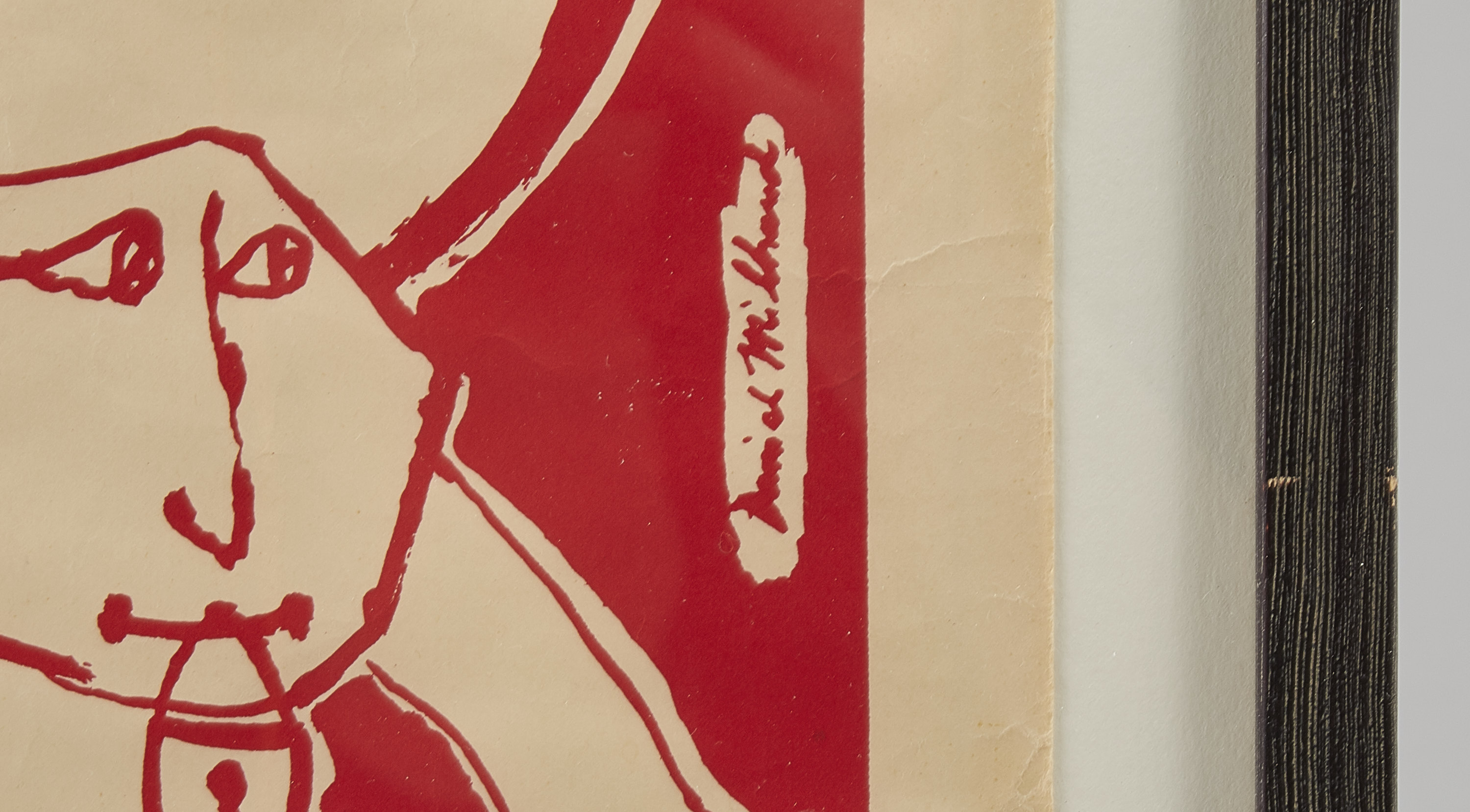 Grafiskt blad, Daniel Milhaud (f. 1930), Frankrike. Chienlit Parade ...