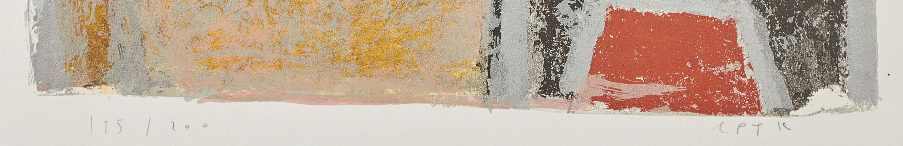 Färglitografi, Camilla Pyk (f. 1966), 195/200, bladets mått: 46x41 ...