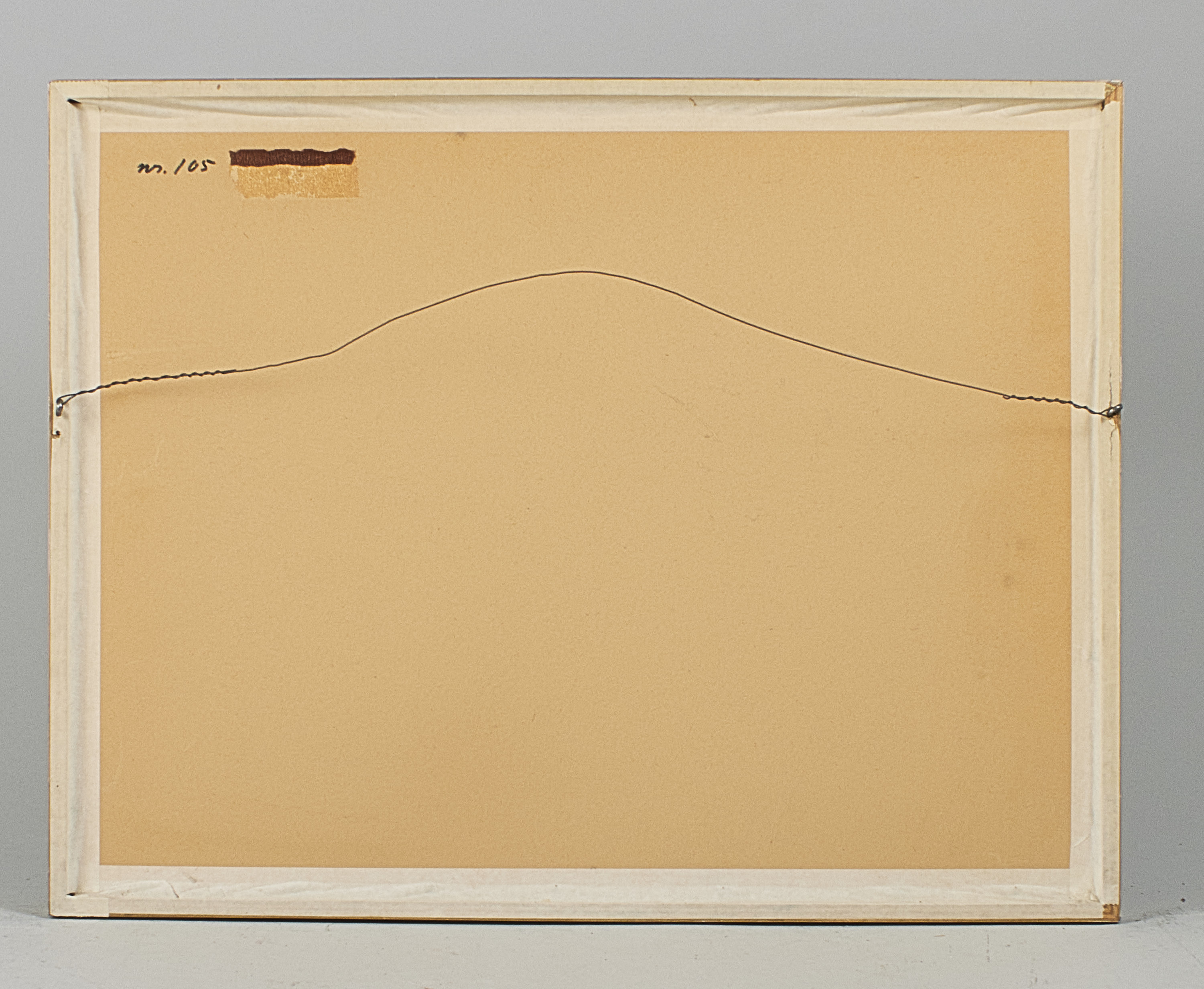 Blandteknik, Robert Högfeldt (1894-1986), Sverige. Vinterbild med båt ...