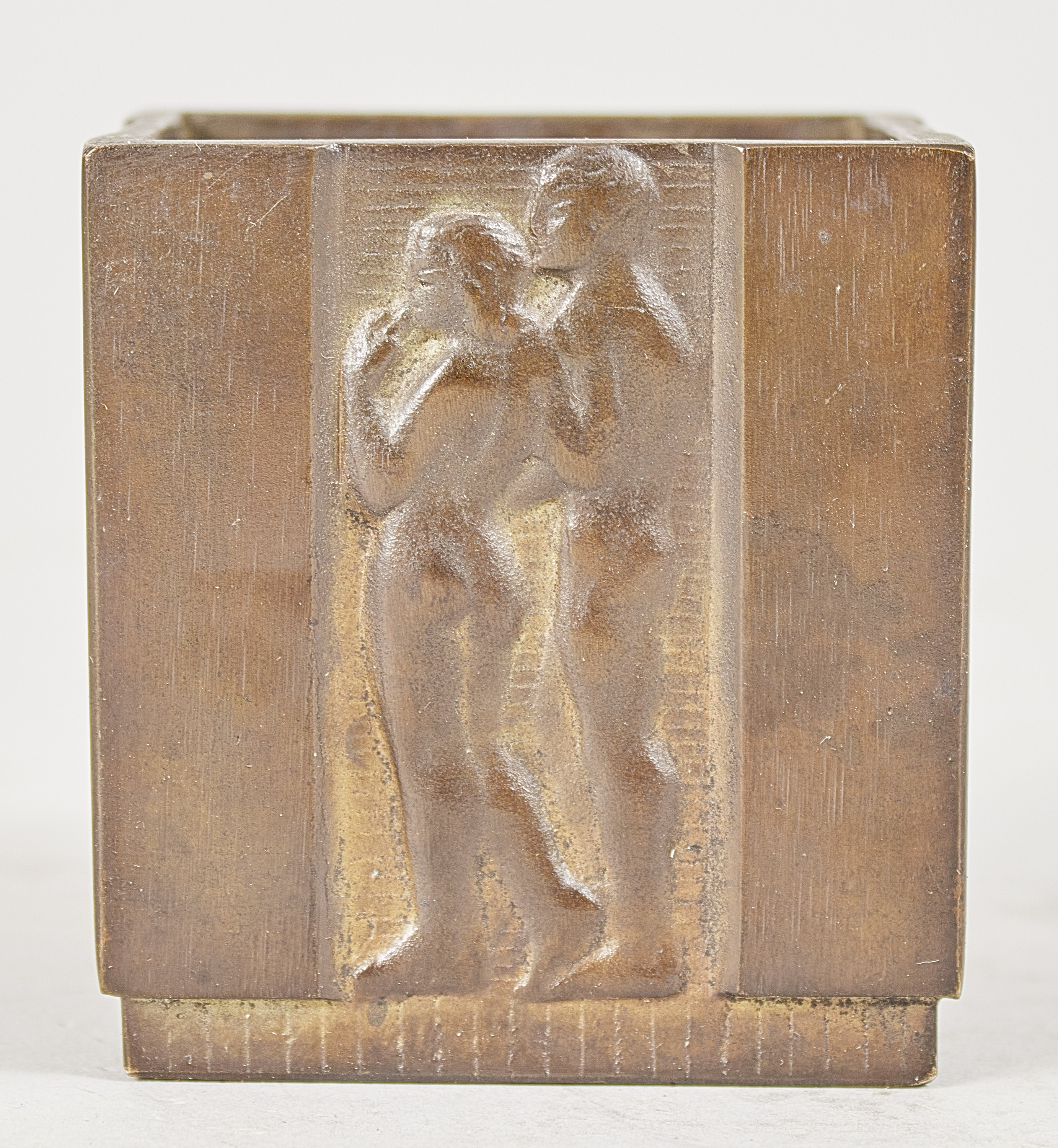 Cigarettburk, GAB Brons, 1930-tal. Höjd: 6,5 cm. Metropol - Auktioner i ...