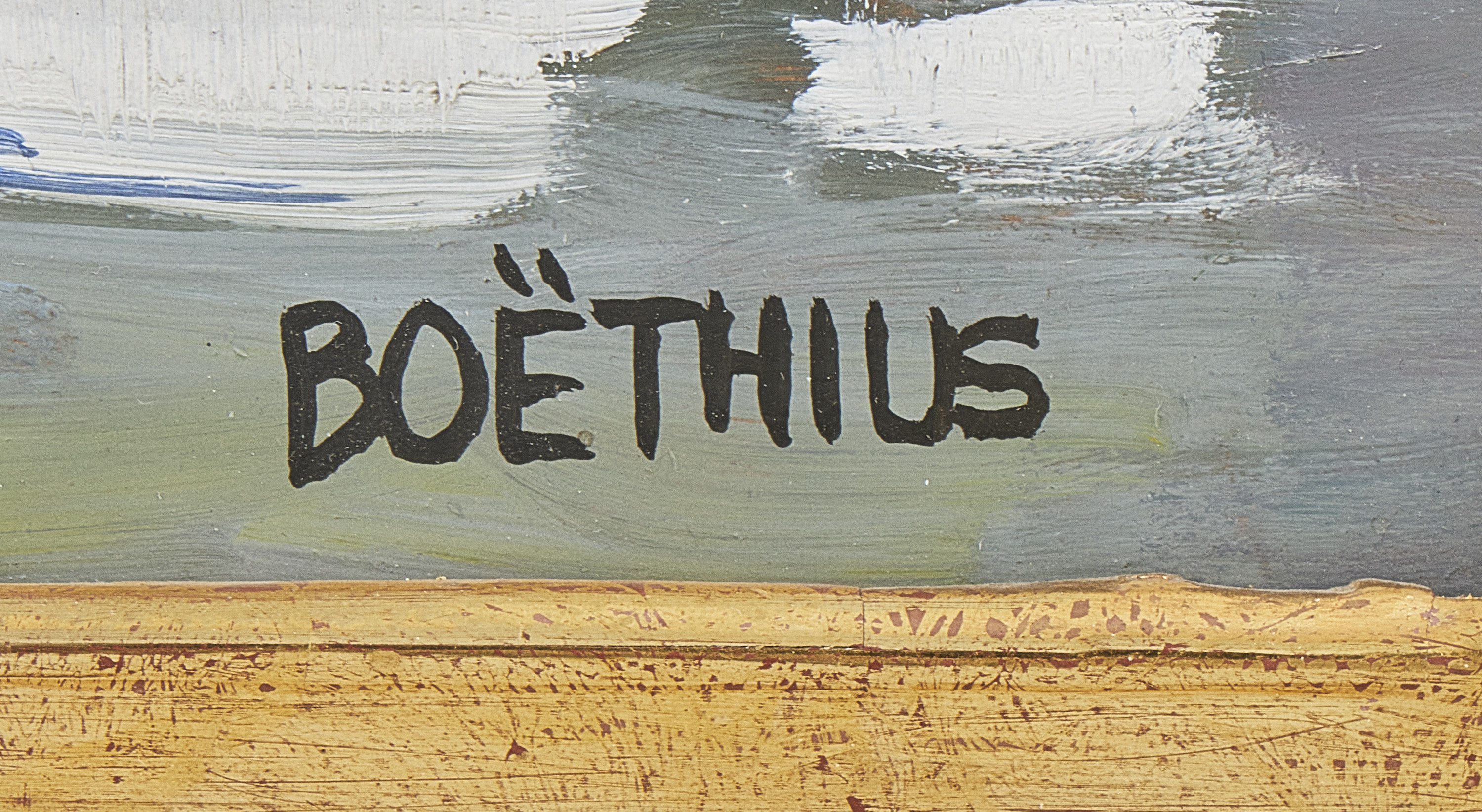 Oljemålning, Lars Boethius (1903-1968), Sverige. Kungliga slottet ...