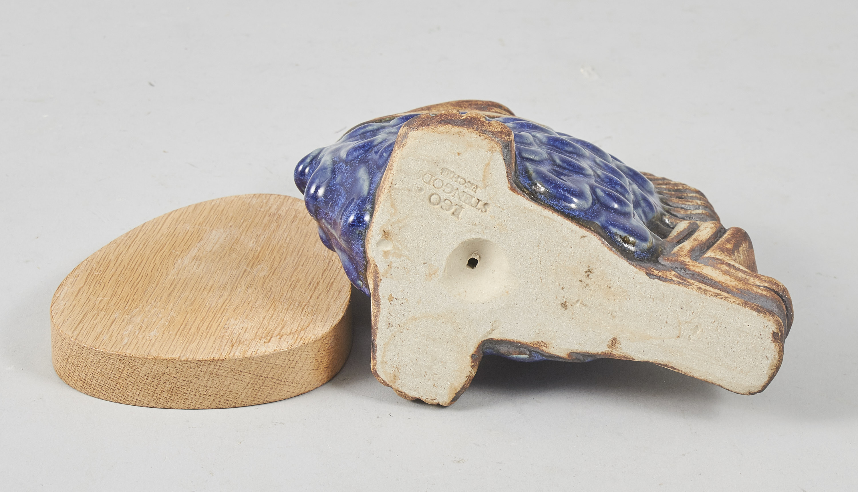 Skulptur, Willi Fischer (1925-2019), Sverige. Fisk. Ego Stengods ...