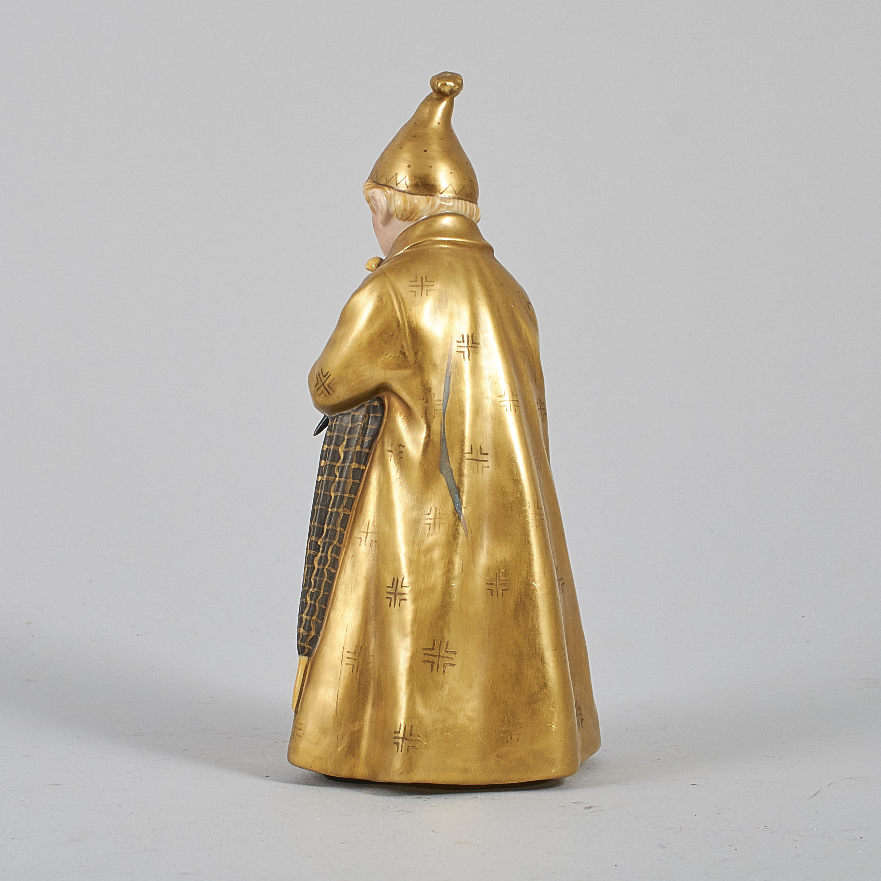 Figurin, John Blund, Royal Copenhagen, Danmark. Höjd: 17 cm. Metropol ...