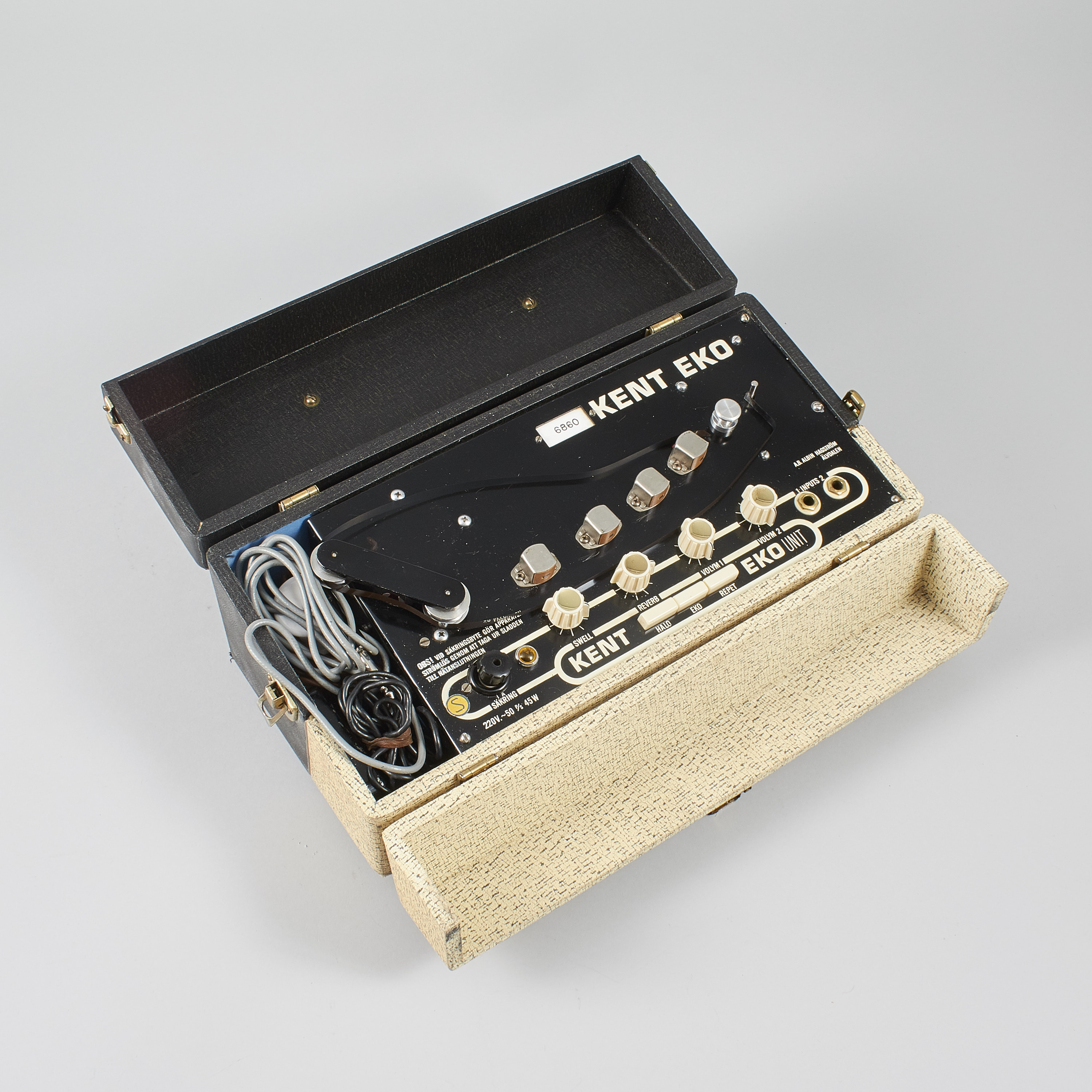 Förstärkare, "KENT" Eko unit, AB Albin Hagström Älvdalen. Längd: 38 ...