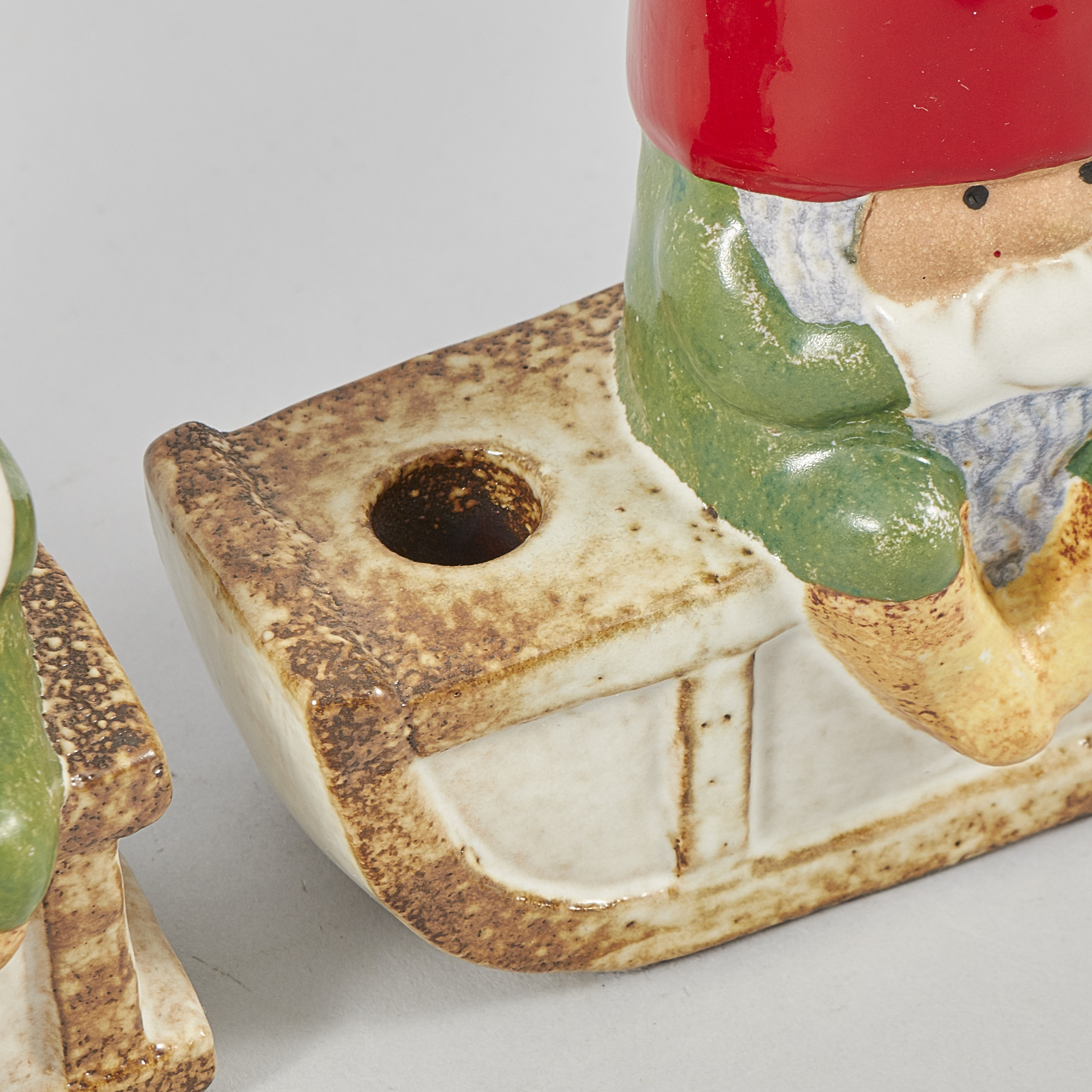 Ljusstakar, 3 st, Tomtar, Lisa Larson (f. 1931), Keramikstudion ...