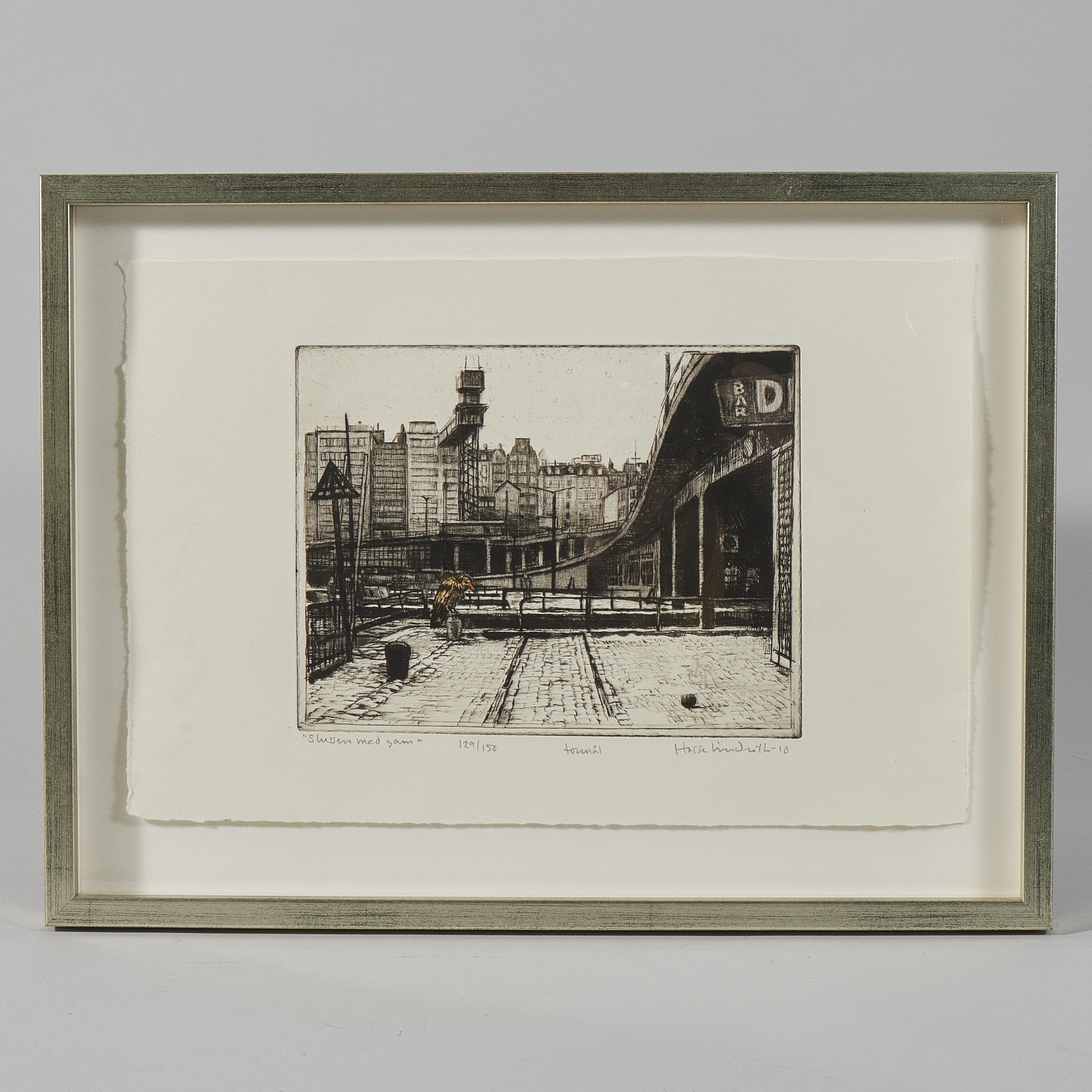 Torrnål, Hasse Lindroth (f. 1938), Sverige. Signerad, numrerad 129/150 ...