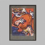 Färglitografi , Jerry Roupe, -75, Blåsippor, 40 x 58, Pt. Metropol ...